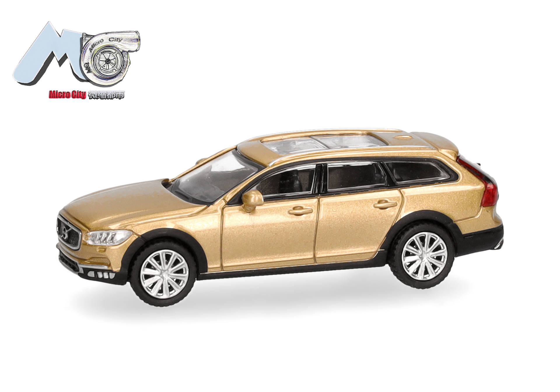 MicroCity: Volvo V90, gold (ab 2017) im Maßstab 1:87 von Micro City ...