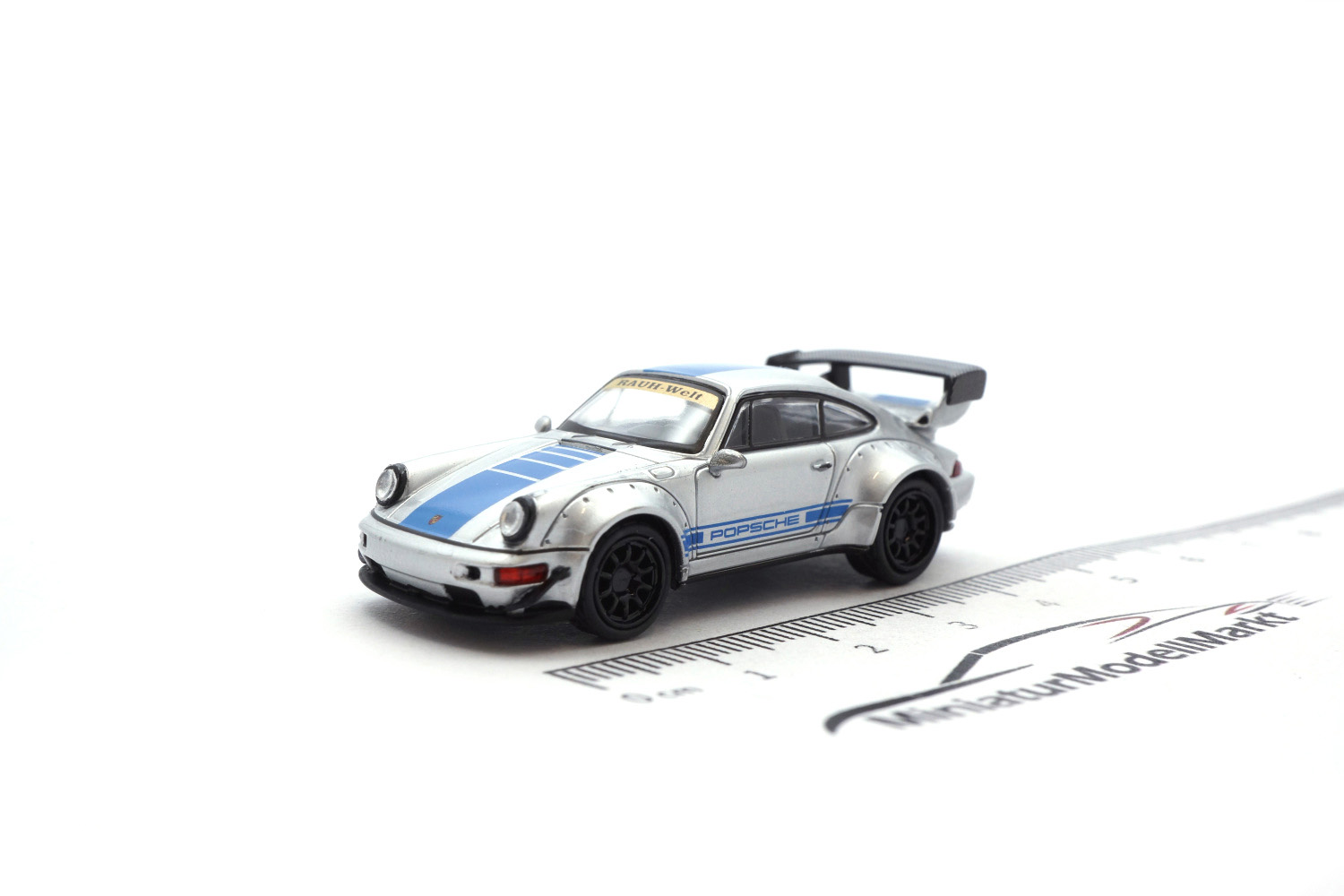 Porsche 911 (964) - RWB - Transformer Silber im Maßstab 1:87 von Micro ...